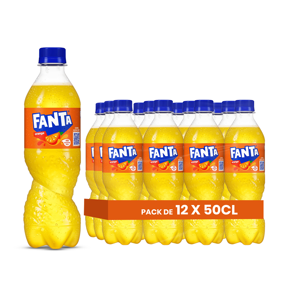Fanta Orange (EU) – Pack de 12 Bouteilles (12 x 50cl) | Soda à l’Orang ...